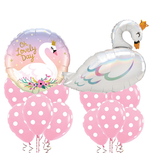 Swan Oh Lovely Day Balloon Party Pack | Perfect Party Supplies